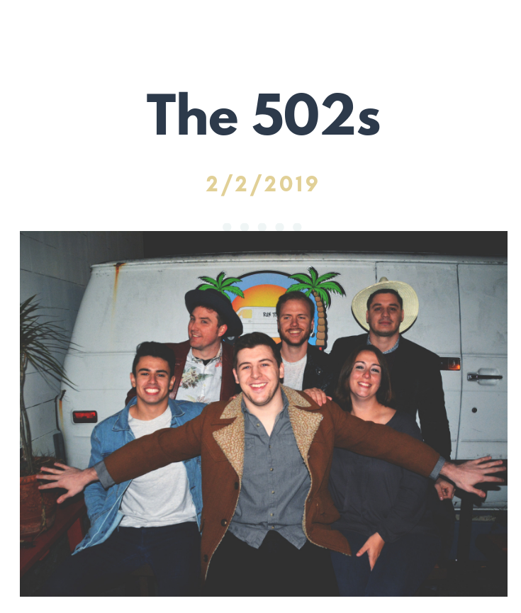 The 502s | February 2, 2019 – dome home house concerts